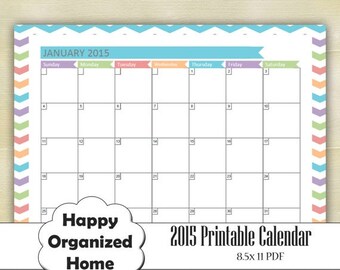 Popular items for chevron calendar on Etsy