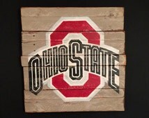 Ohio State University Wall Art/ Ohio State Wood Sign / OSU Decor