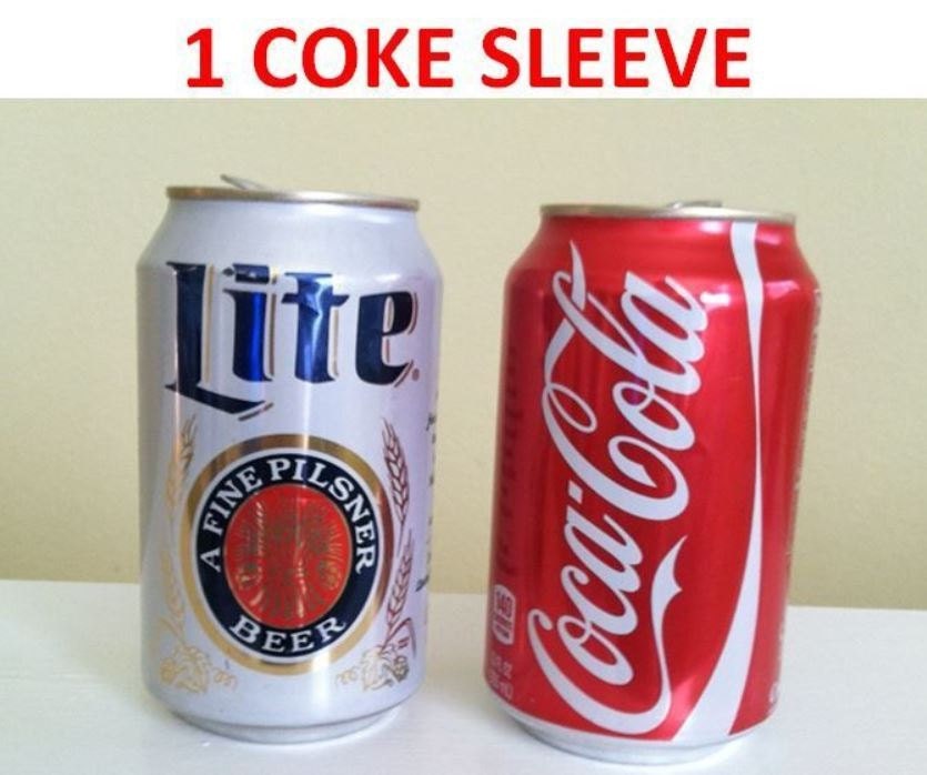 Hide A Beer Can Cover Disguise Soda Sleeves Wrap Golf Boat