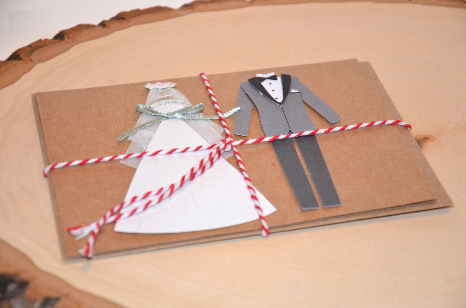 Wedding Card by PineTreeKreations on Etsy