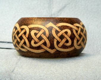 Celtic bangle | Etsy