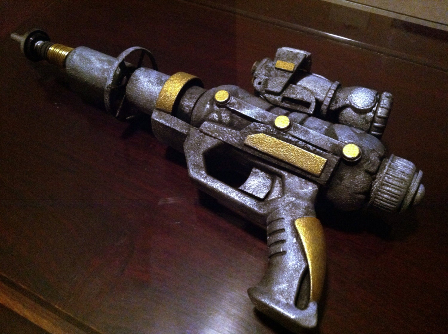 50's Style Sci-Fi Ray Gun / 3D Mixed Media Sculpture by LaserBrain