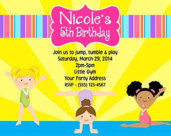 Popular items for sky zone invitation on Etsy