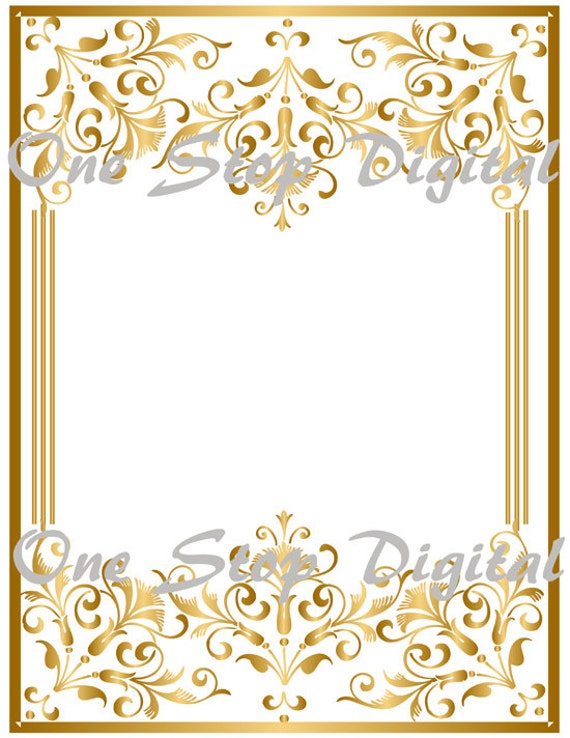 Gold Page Border