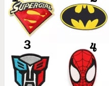Popular items for super hero applique on Etsy