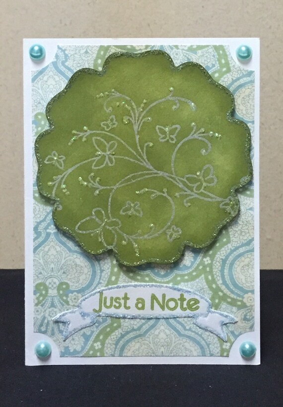 Items similar to Just A Note Card on Etsy