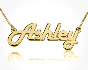 Ashley name necklace | Etsy