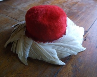 Popular items for red fur hat on Etsy