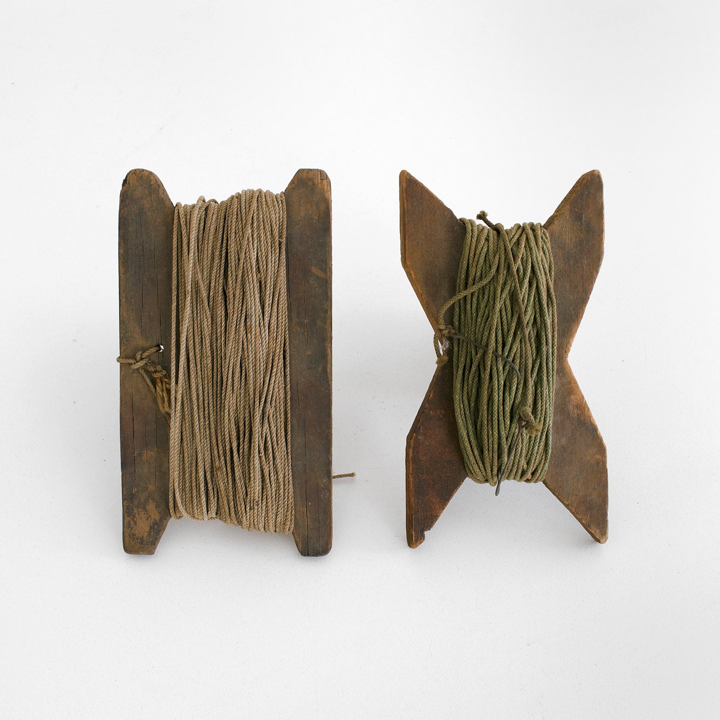 antique fishing drop line hand carved drop line primitive