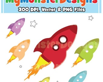 Popular items for space clipart on Etsy