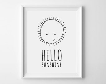 Nursery printable wall art affiche scandinave don't