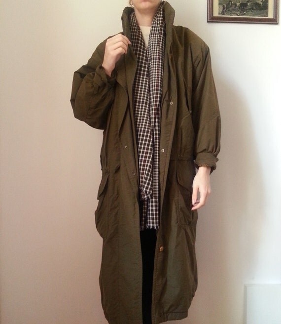 Wonderful vintage 90s winter coat // 1990s style // Oversize
