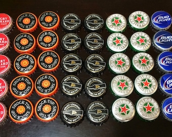 50 Beer Bottle Caps to use for your crafts!