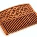 Viking Wooden Comb with Plait