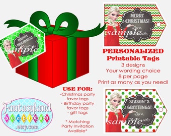 Popular items for frozen favor tag on Etsy