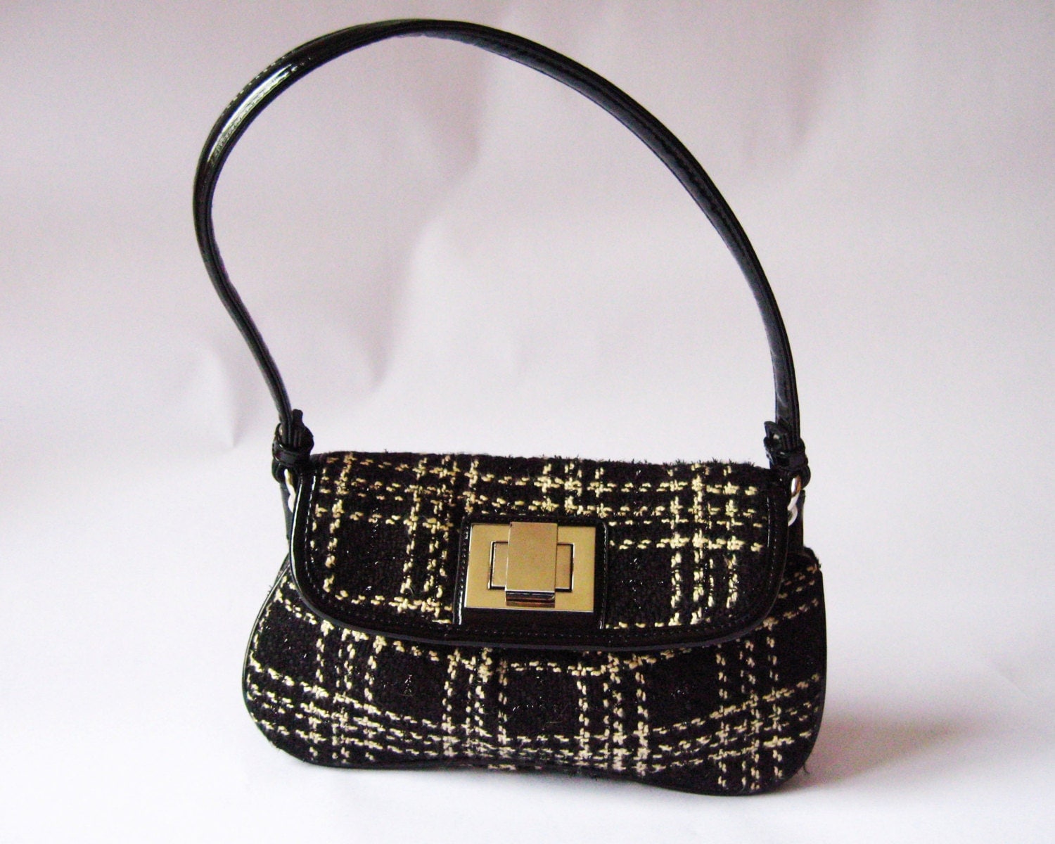 Black And White Checkered Tote Bags | semashow.com