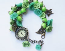 Popular items for polymer clay watch on Etsy