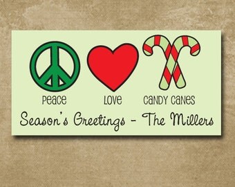 Peace love candy | Etsy
