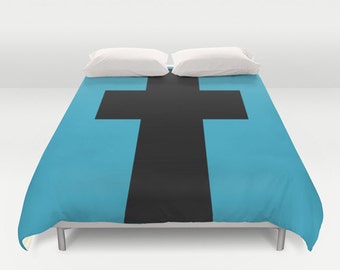 Cross duvet cover | Etsy