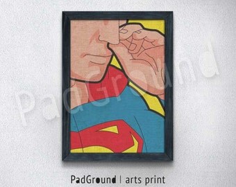 Superhero pop art | Etsy