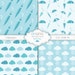 Rainy Day Digital Paper Set 22 High Quality Printable