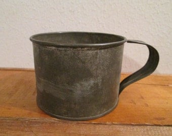 Popular items for vintage tin cup on Etsy