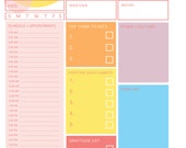 Items similar to Gorgeous Printable Daily Planner, 8.5x11 Inch Planner ...
