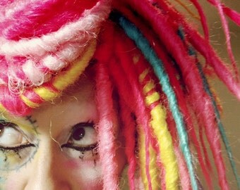 Black Vampire Dread Wig big dread locks Halloween Costume