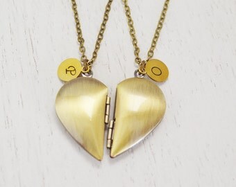 Popular items for half heart on Etsy