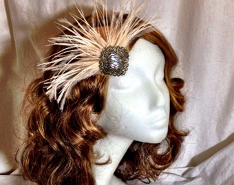 Popular items for bronze fascinator on Etsy