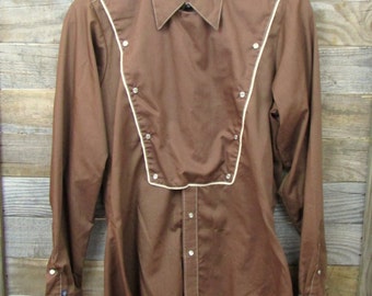 Western bib shirt | Etsy