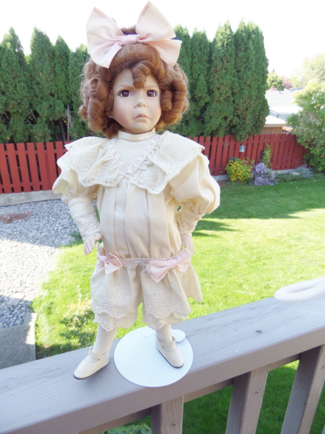 Vintage Doll Porcelain Doll Dianna Effner Doll Little Girl