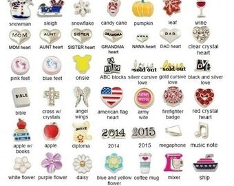 Popular items for memory locket floating charm on Etsy