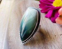 Popular items for blue green stone on Etsy