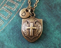 Popular items for shield with cross on Etsy