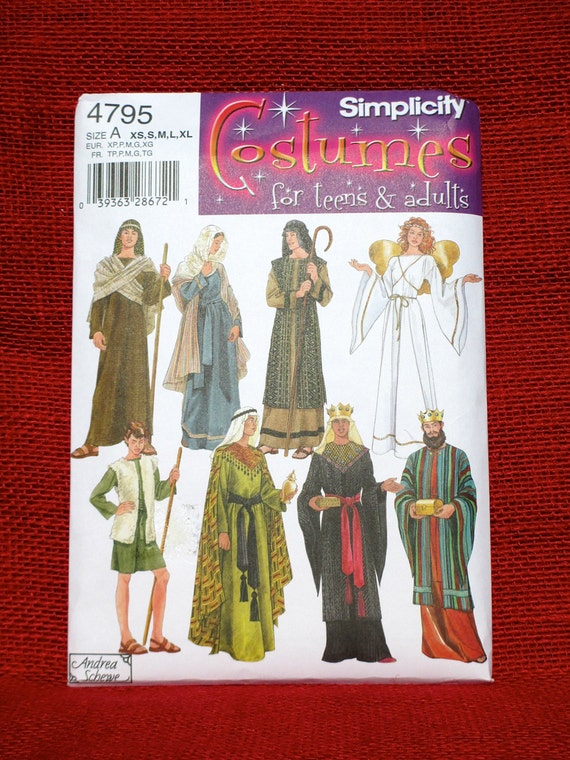 Simplicity Sewing Pattern 4795 Nativity by AlicesSewingCorner