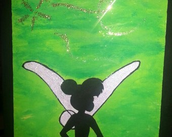 Tinker bell painting | Etsy
