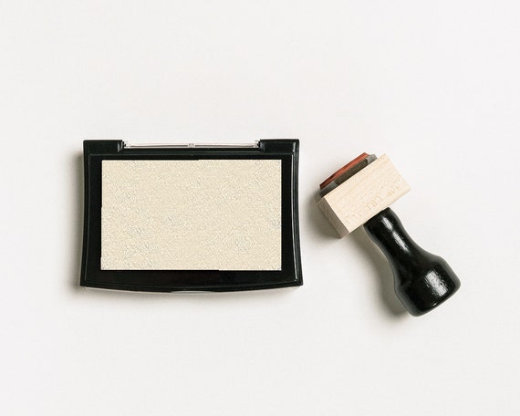 White Ink Pad White Stamp Pad Non-Toxic Ink Pad Stamp
