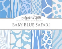 Unique wild safari blue related items | Etsy