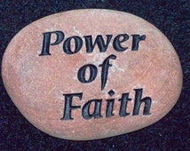 Popular items for faith stones on Etsy