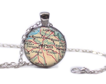 Scotland Map Pendant Map Necklace Map Scotland by LarsonAndDavis