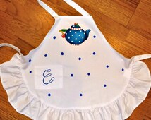 Popular items for hand painted apron on Etsy