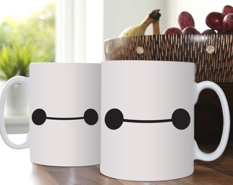 Baymax Eyes Big Hero 6 available for Ceramic Cup Mug / Two Side Mug