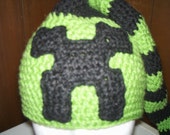 Items similar to The Creeper Long Tail Crochet Hat on Etsy