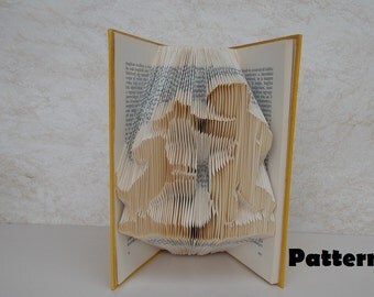 Folded Book Art Dog And Children pattern / DIY Pattern / for children ...