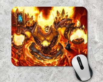 Hearthstone Heroes of Warcraft Ragnaros Mousepad / Mouse Pad