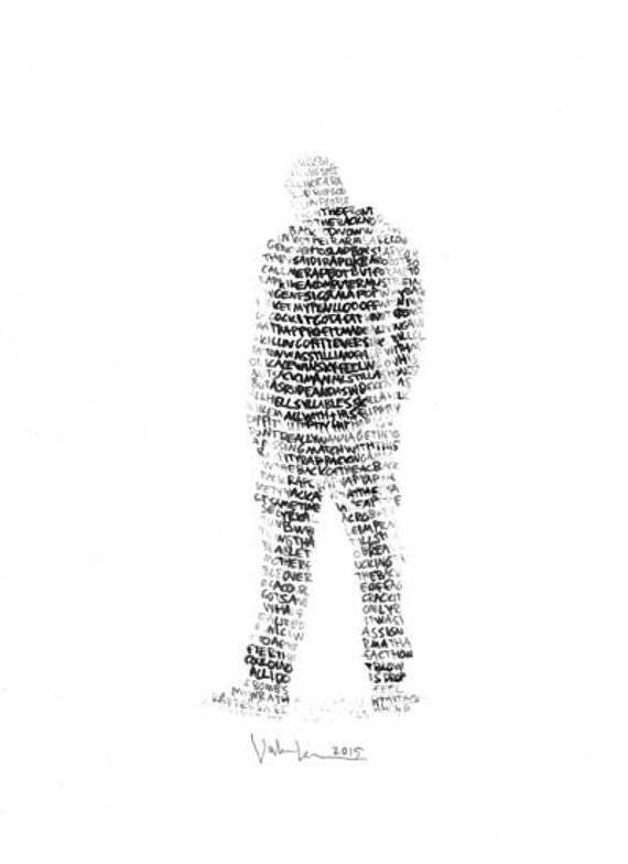 Items similar to Print Eminem lyric drawing on Etsy