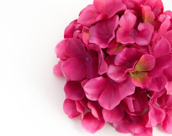 Hot pink hydrangea | Etsy