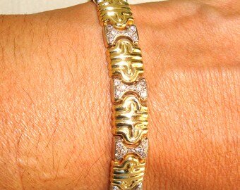 Retro Heavy Solid 14K Y Gold PAT 3308517 Rope by diamondsbysheena