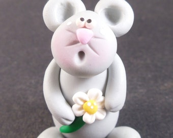 Polymer clay rat | Etsy